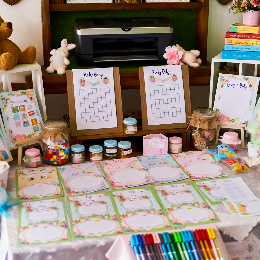 "Ultimate Guide on Creating Custom Printable Baby Shower Games for Mem ...